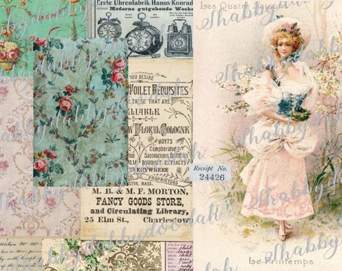 Shabby Chic Art Journal Small Diary Keepsake Journal Notebook - Etsy