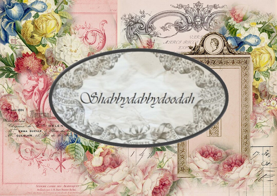 15 Pg VICTORIAN SPRINGTIME Vintage Ladies Victorian Digital Print ...