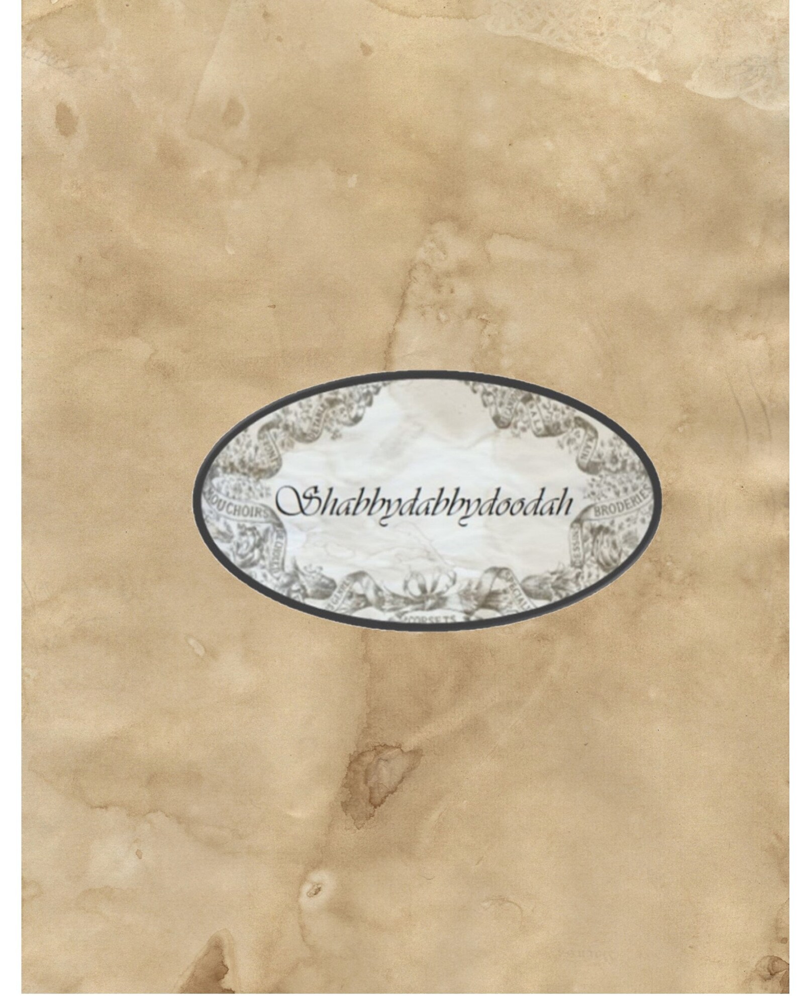 Vintage Coffee Dyed Notecards With Envelope 4 Pg X Journaling Cards ...