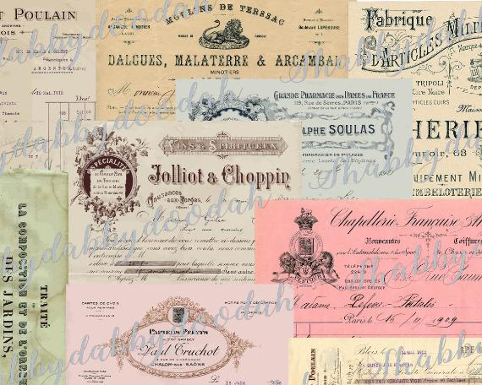 30 Pg the VINTAGE DOCUMENTS 3 Collection Vintage Background Pages ...