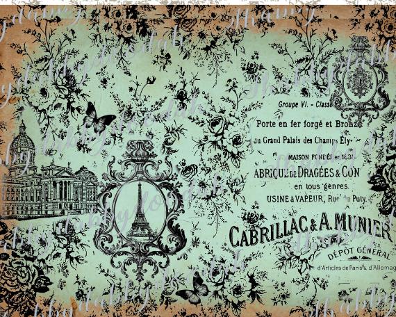CORE JUNK JOURNAL Sage Paper Pack Digital Download | Mix & Match ...