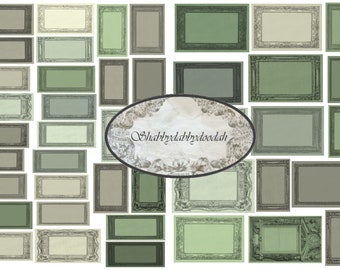 2 Pg LOVELY LABELS PINK Set French Vintage Themed Fussy Cuts | Etsy