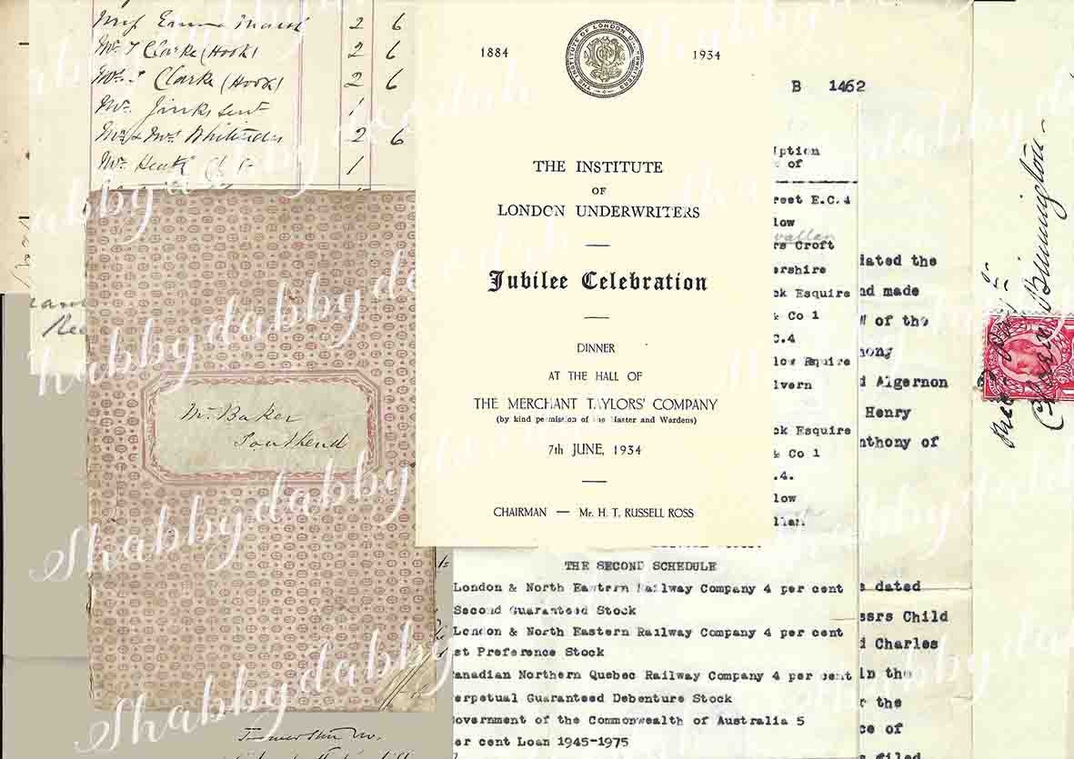 30 Pg the VINTAGE DOCUMENTS Collection Vintage Background Pages Themed ...