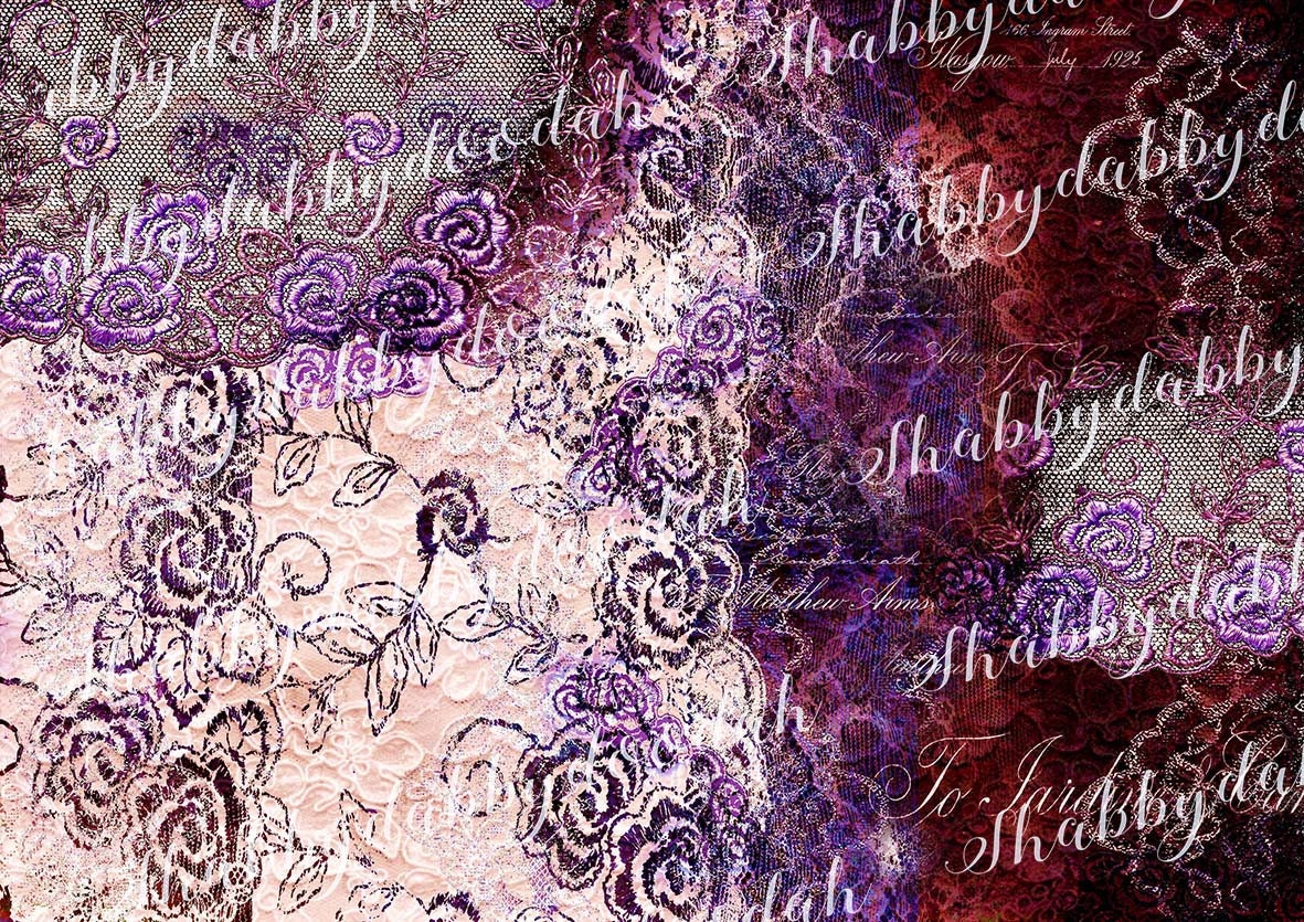 30 Pg the PURPLE LACE COLLECTION Beautiful Background Pages Themed ...
