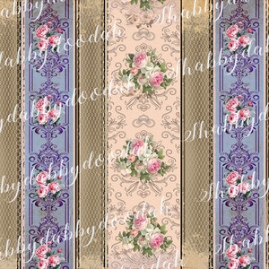 33 Pg the REGENCY ERA Collection Beautiful Background Pages Themed ...