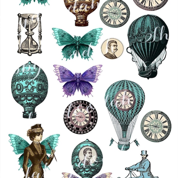 Steampunk Die Cuts - Etsy