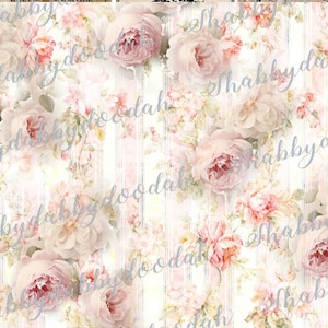 32 Pg the PINK ROSES COLLECTION Beautiful Background Pages Themed ...