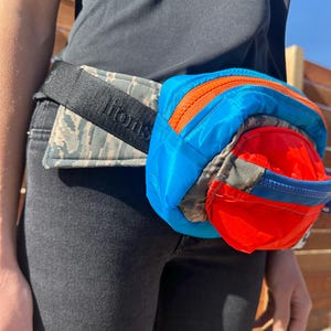 Recycled Upcycled Parachute Fanny Pack Waist Bag Made in the USA - Etsy