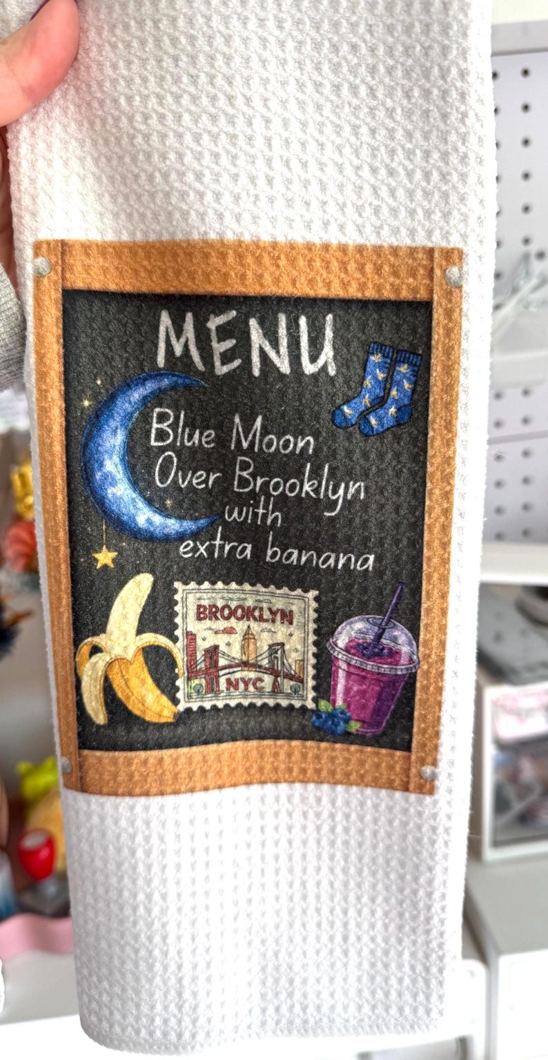 Heated Rivalry Waffle Towels | Blue Moon Over Brooklyn | Canadian Wolf ...