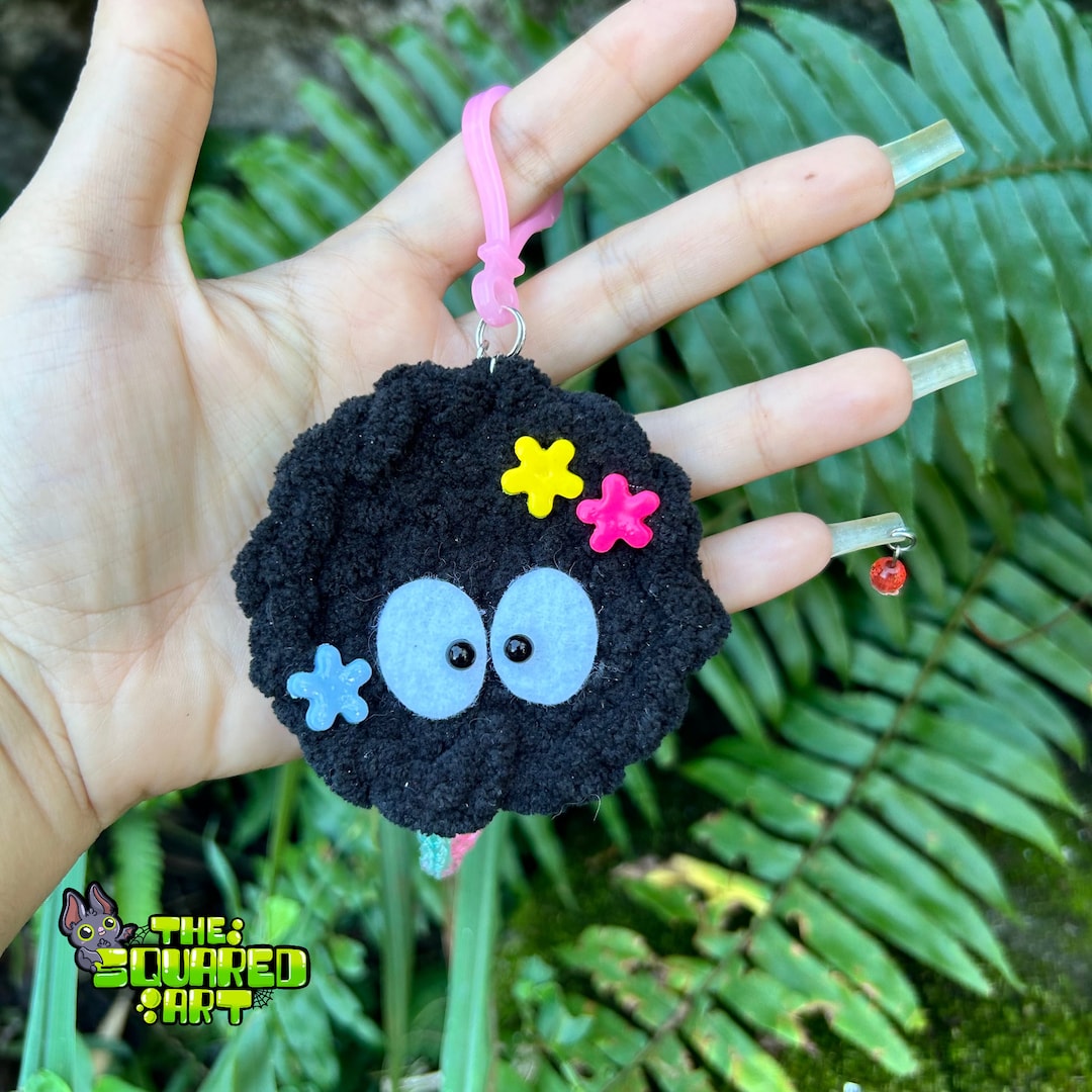 Soot Sprite Amigurumi Keychain Backpack Buddy - Etsy