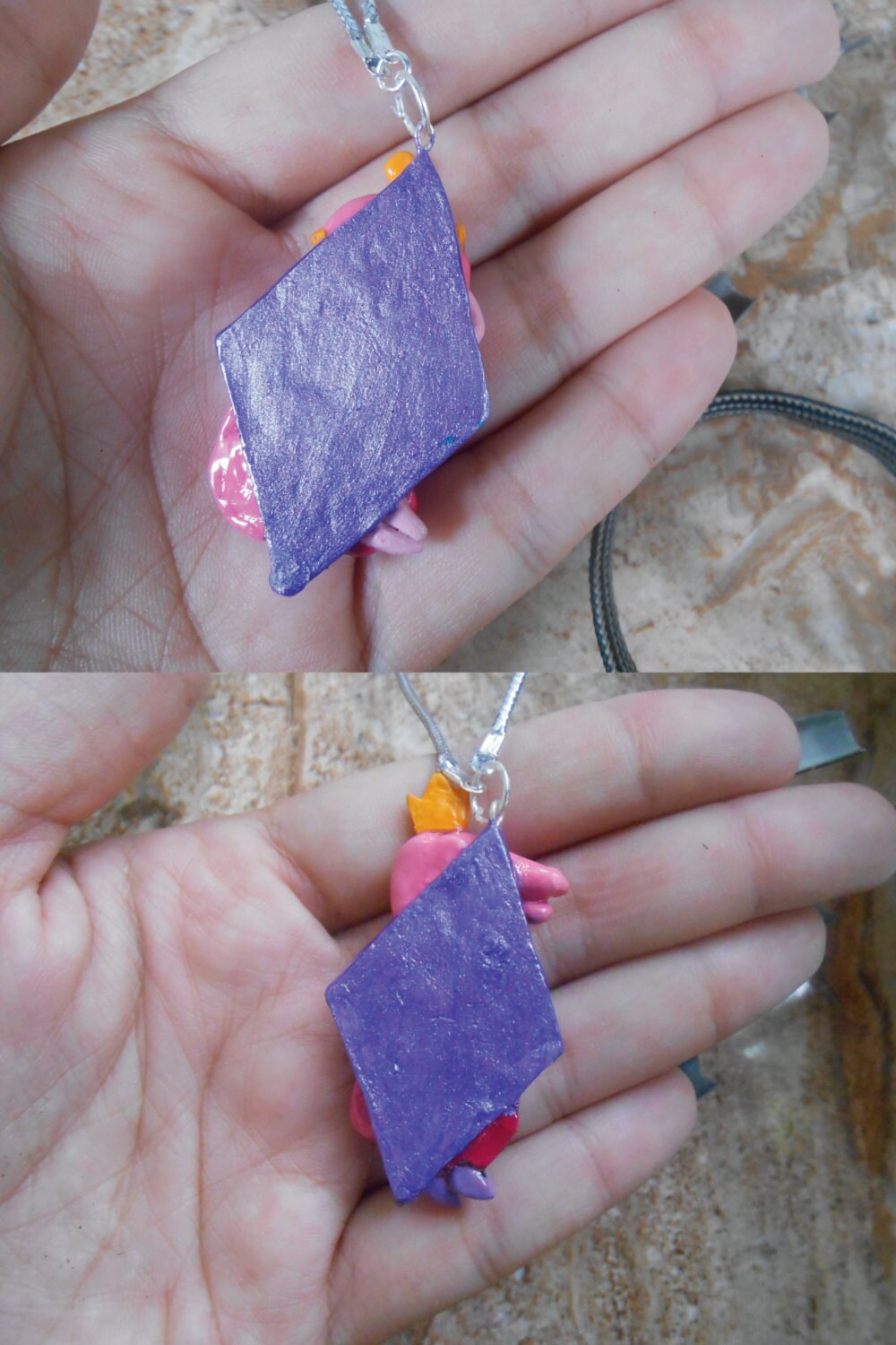 Adventure Time Charm Necklaces, Prince Gumball and Princess Bonnibel ...