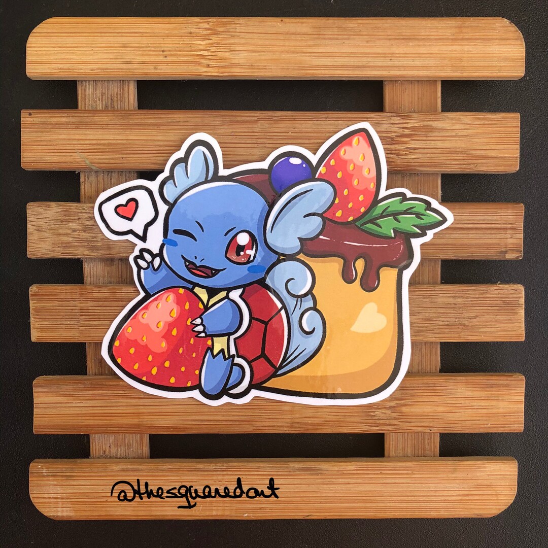 Pokémon Kawaii/cute Wartortle Sticker - Etsy
