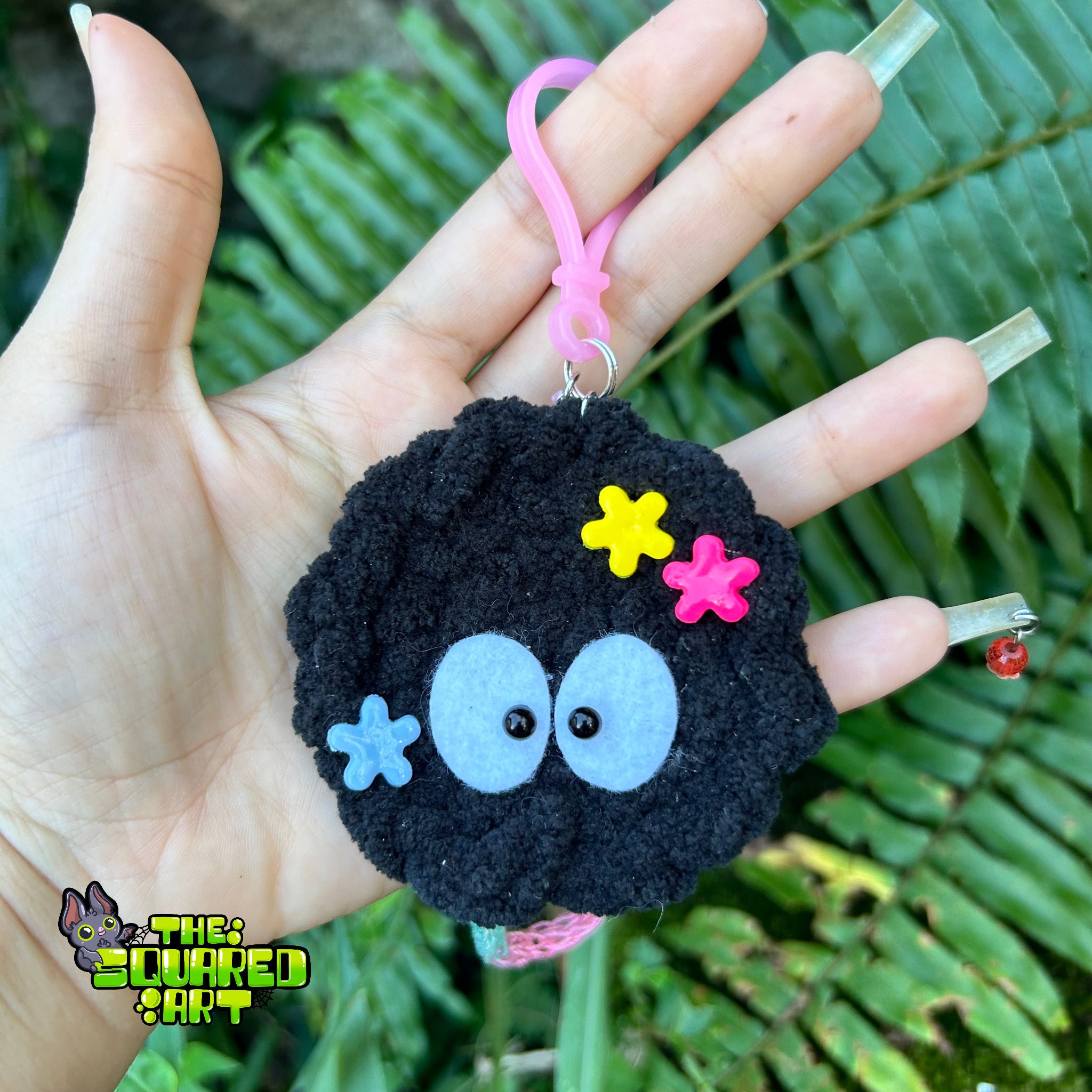 Soot Sprite Amigurumi Keychain Backpack Buddy - Etsy