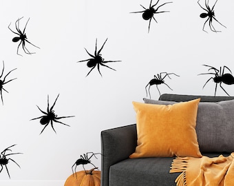 Spider Decals, Halloween Decal, Halloween, Halloween Wall Decal, Spider ...