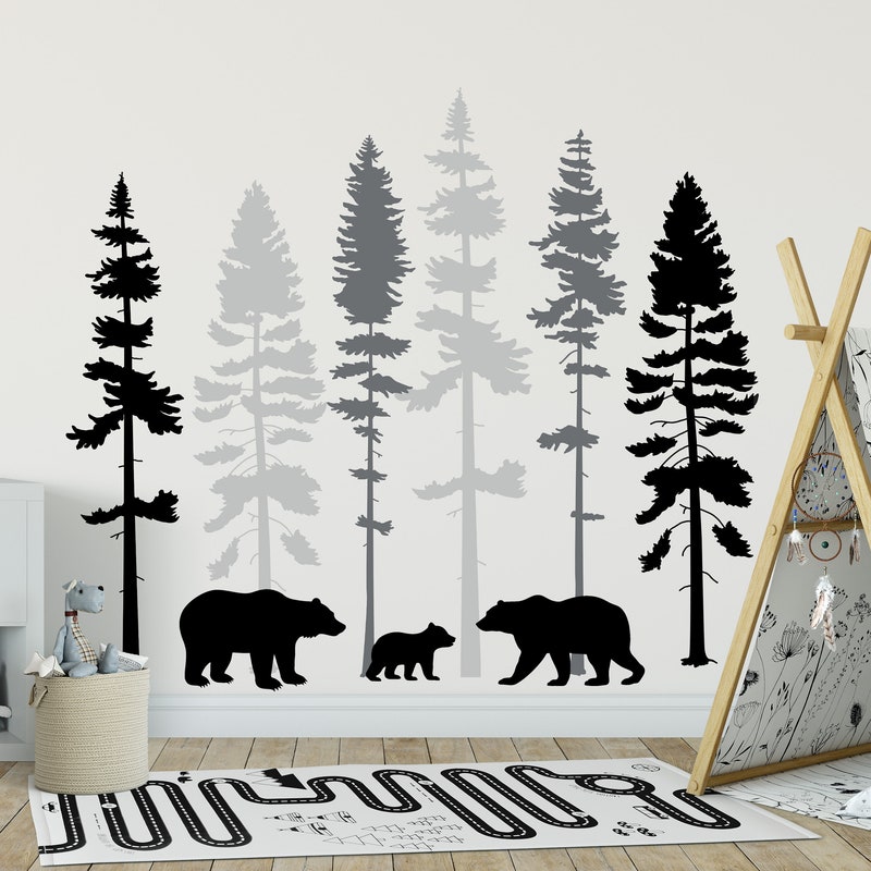 Forest Wall Decals - Etsy