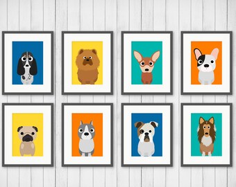 Nursery Dog Art | Etsy