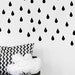Rain Drop Wall Decals - Raindrop Decal Wall Sticker - Water Drops Decal ...