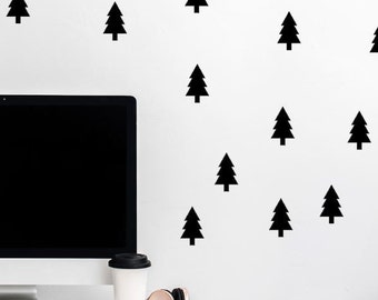 Small tree decal | Etsy