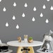 Raindrop Nursery Wall Decal Rain Drop Wall Stickers Rain - Etsy