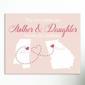 Christmas Gift for Mom, Personalized Gift for Mom, the Love Between ...