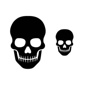 Skull Wall Decals, Modern Wall Decals, Skull Decals, Skull Stickers ...