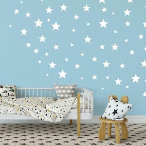 Star Wall Decals, Set of 60 Vinyl Stickers, Nursery & Kids Room Decor ...