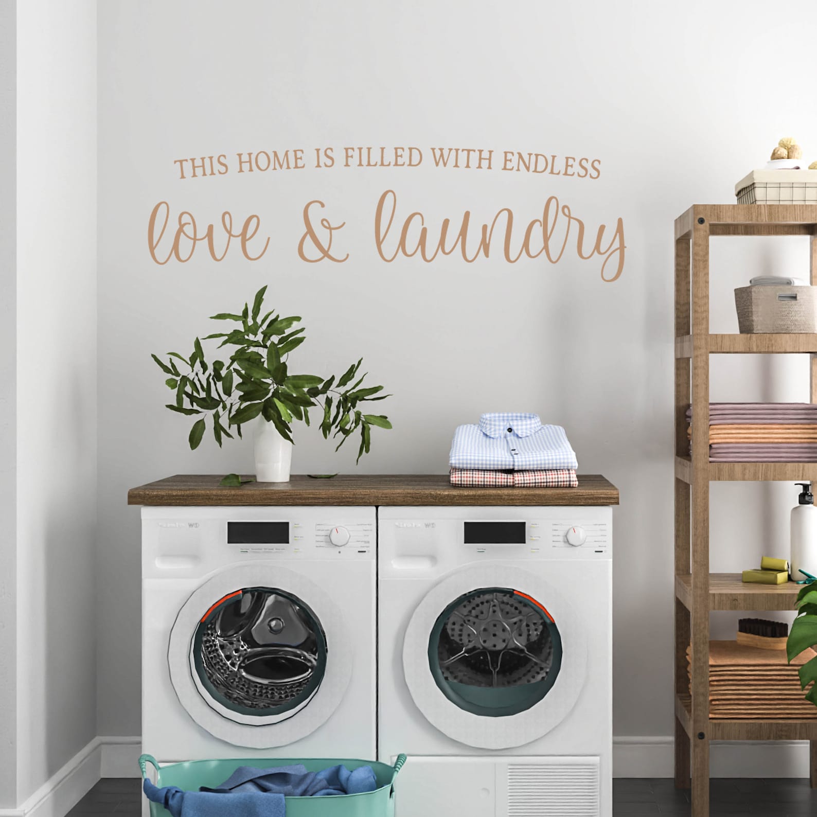 Laundry Room Wall Decal Laundry Room Decor This Home is | Etsy