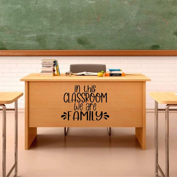 We Are a Classroom Family - Etsy