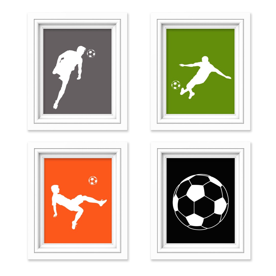 Soccer Decor Sports Decor Soccer Print Teen Room - Etsy