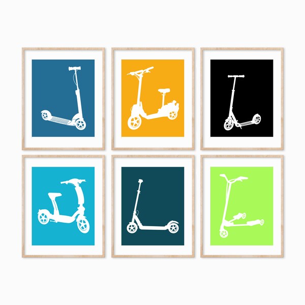 Scooter Art - Etsy