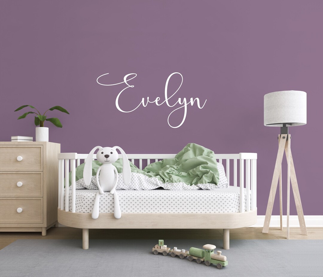 Girls Name Decal, Name Wall Decal, Kids Room Wall Decal, Little Boys ...