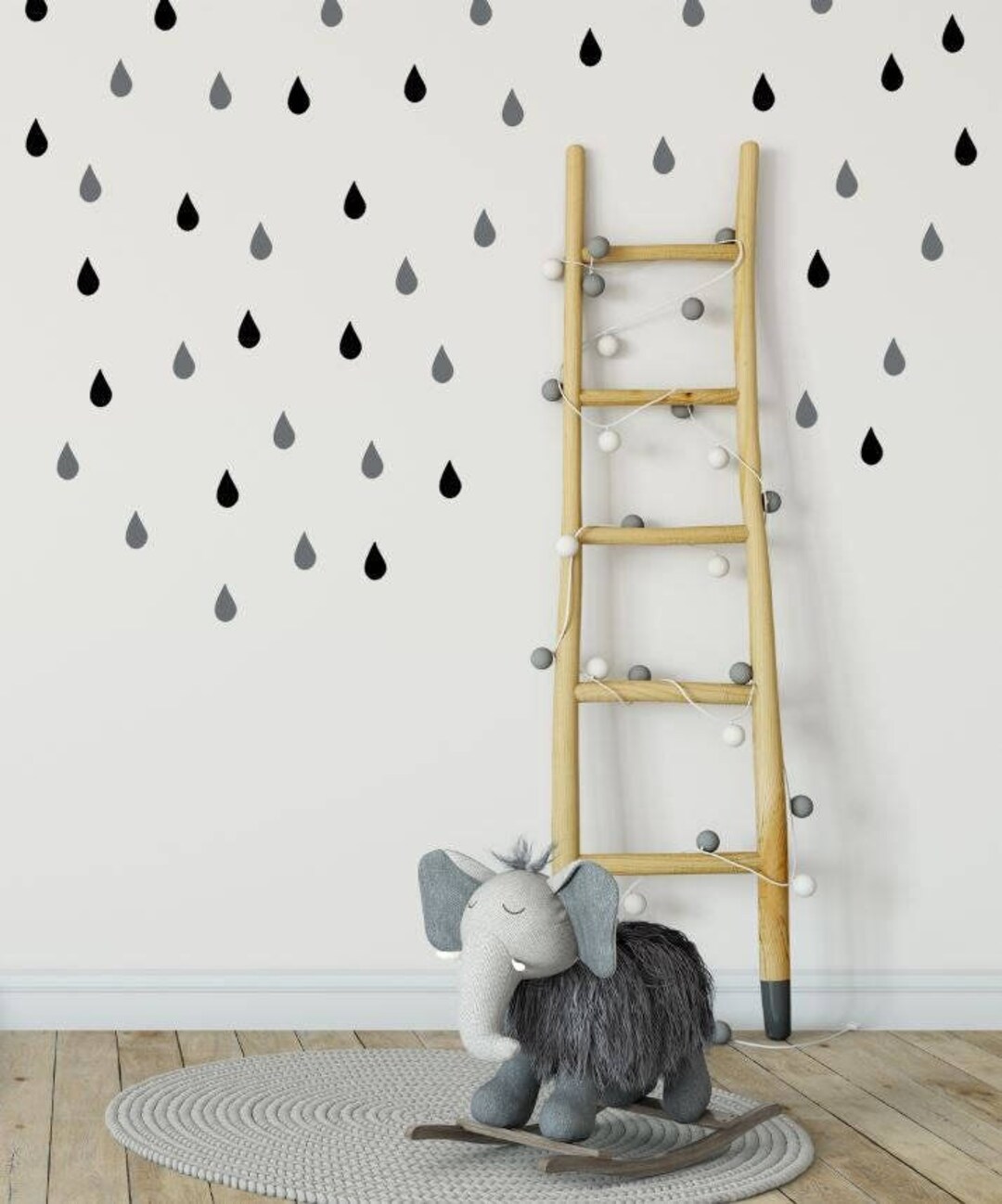 Rain Drop Wall Stickers, Rain Drop Wall Decals, Raindrop Wall Stickers ...