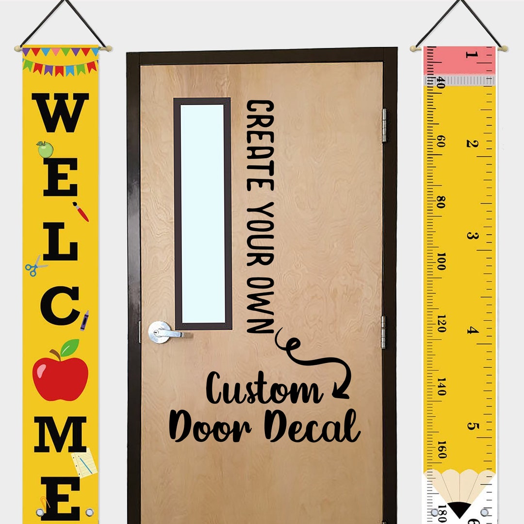 Custom Classroom Door Decal, Decal for Teachers Room - Etsy