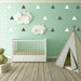 Triangle Wall Decal Set Triangle Decor Decals Wall Decor Modern ...