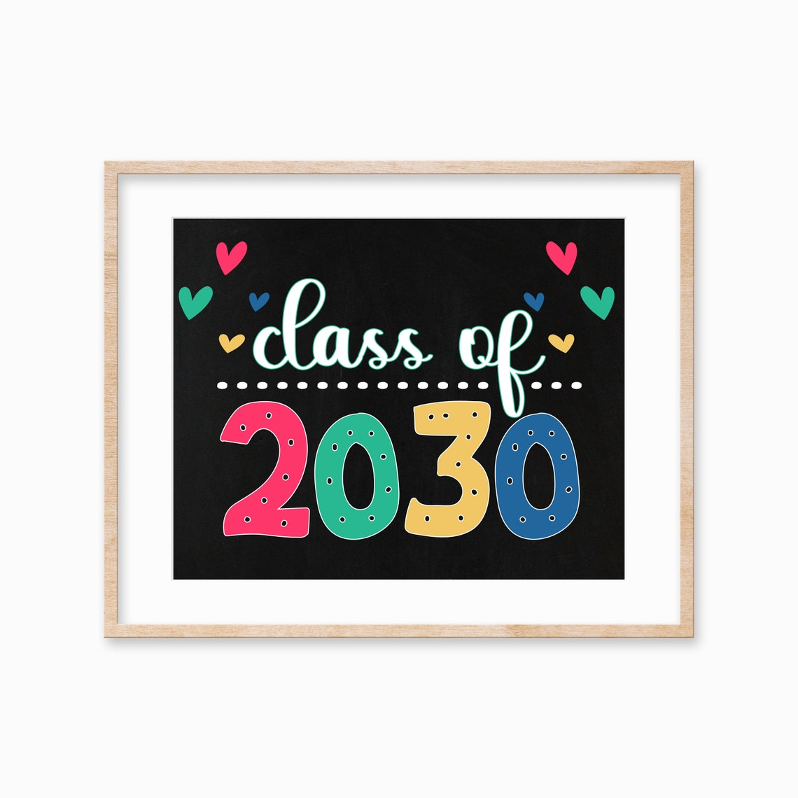 Class of Printable Sign First Day of School Sign Back to - Etsy