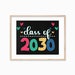 Class of Printable Sign, First Day of School Sign, Back to School ...