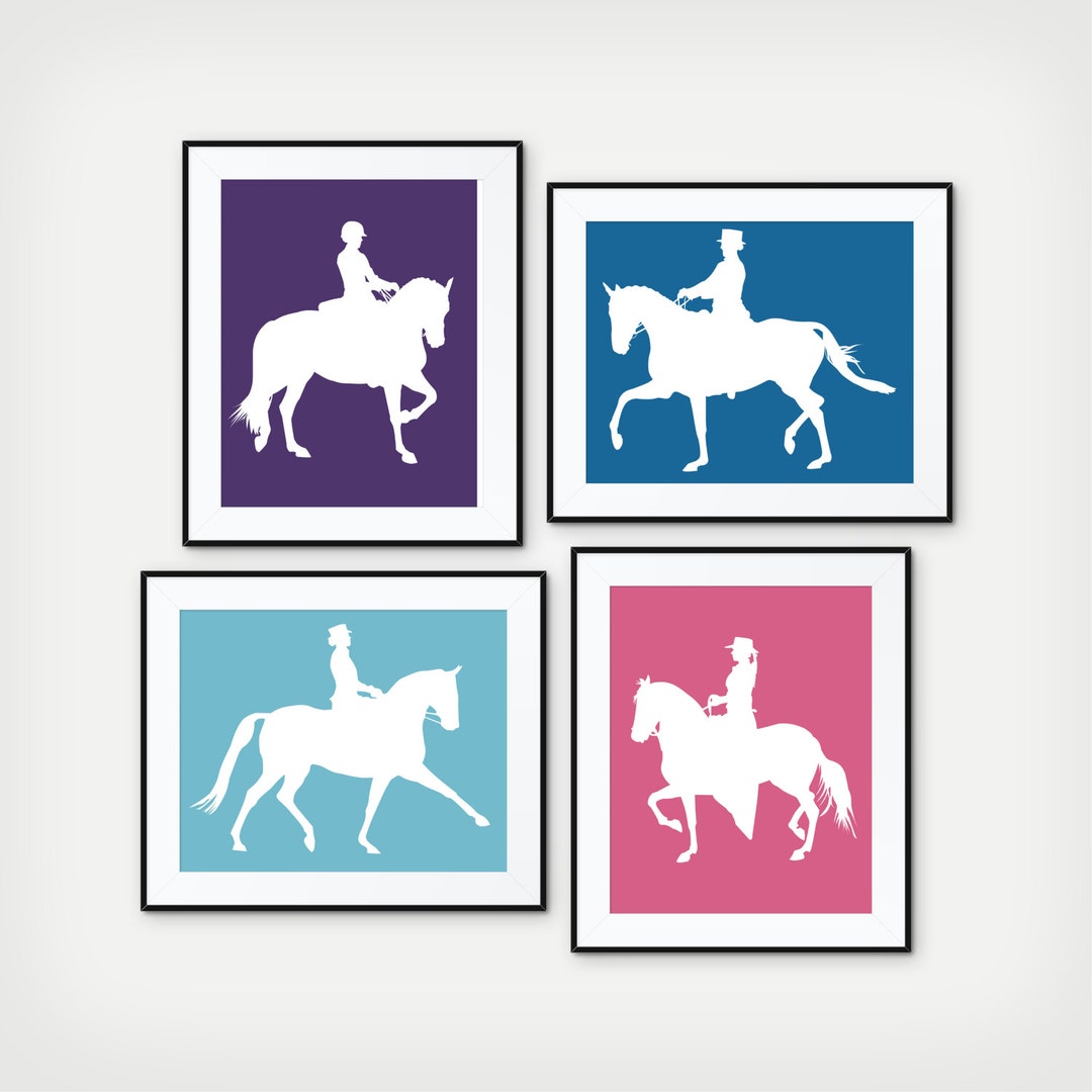 Custom Equestrian Art, Equestrian Gift, Equestrian Decor, Girls ...