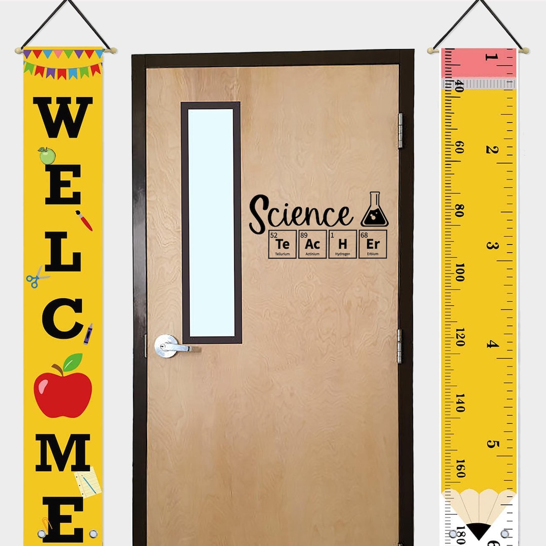 Science Teacher Door Decal, Personalized Classroom Door Sign - Etsy