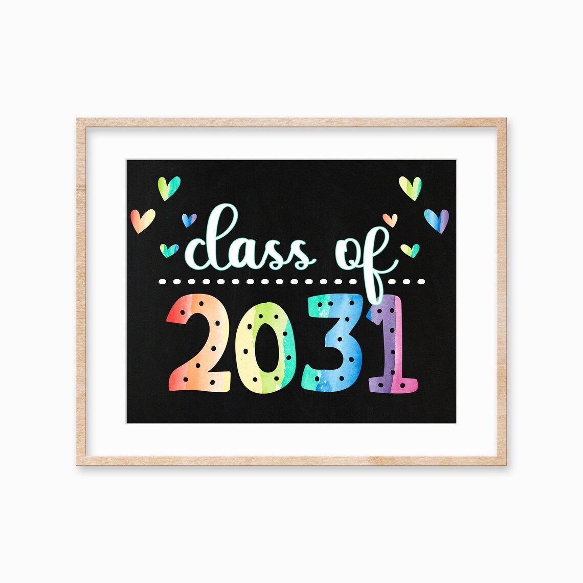 Class of Printable Sign First Day of School Sign Back to - Etsy