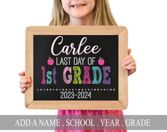 Printable Back to School Sign / First Day of Preschool / - Etsy
