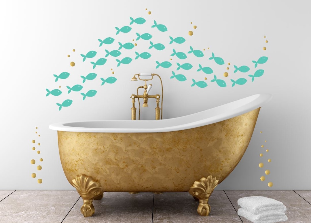 Fish Wall Decals - School of Fish Decals - Under the Sea Wall Decals ...