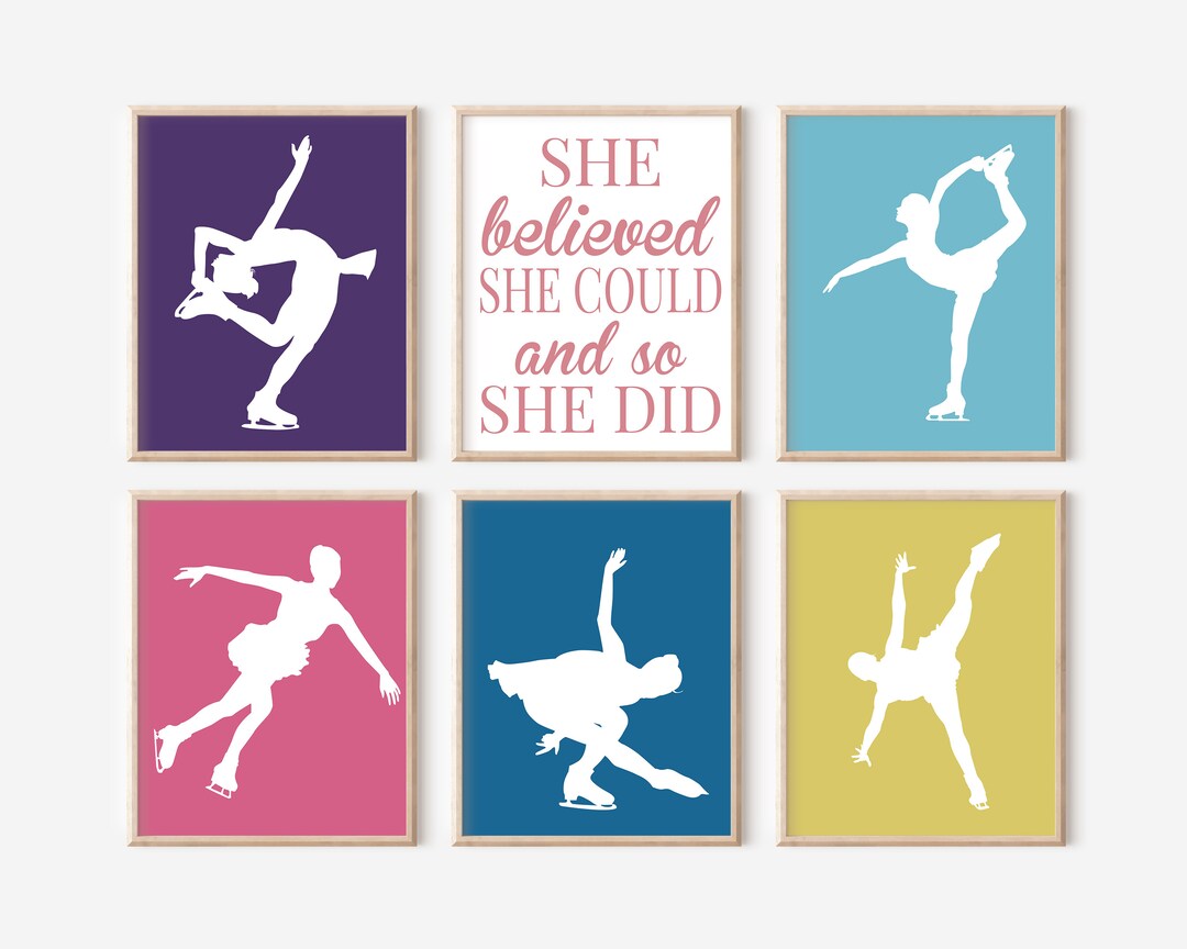 Figure Skating Gifts - Ice Skating Gifts - Great Girl's Bedroom Wall ...