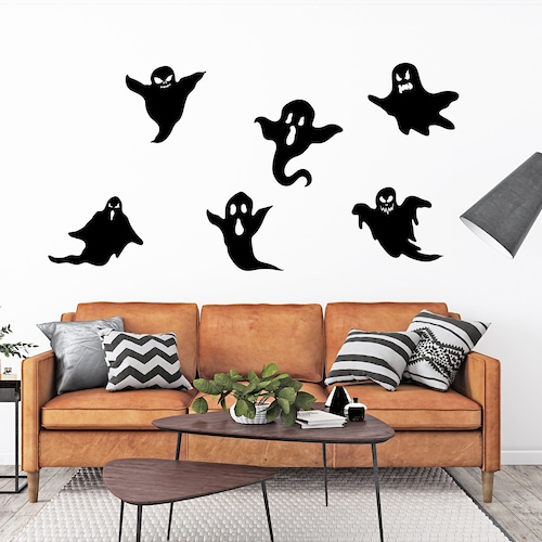 Ghosts Halloween Wall Stickers - Etsy
