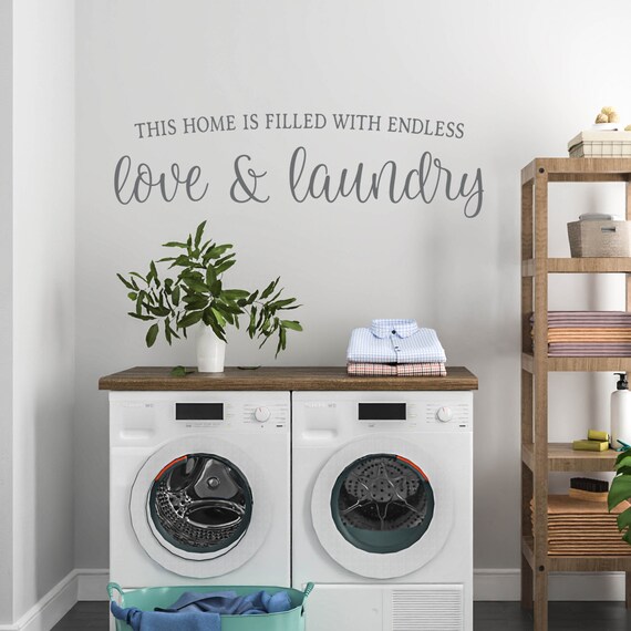 Laundry Room Wall Decal Laundry Room Decor This Home is | Etsy
