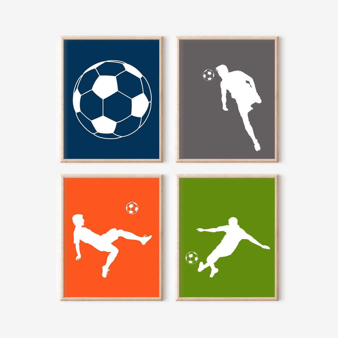 Soccer Decor - Sports Decor - Soccer Print - Teen Room - Nursery Decor ...