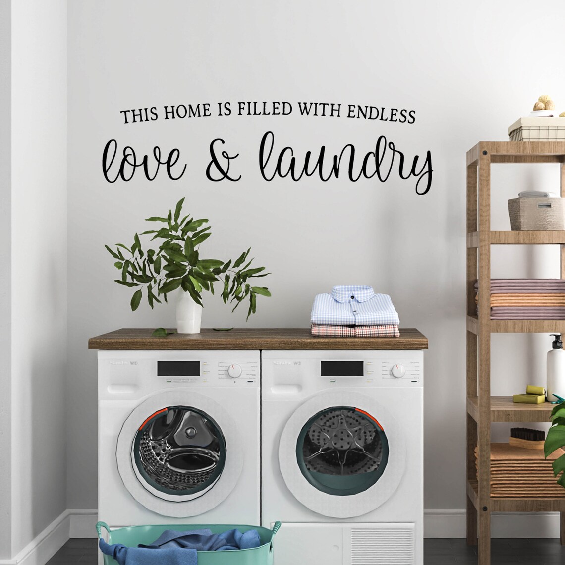 Laundry Room Wall Decal Laundry Room Decor This Home is - Etsy