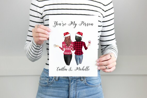 Personalized Best Friend Print Christmas Gift for Best | Etsy