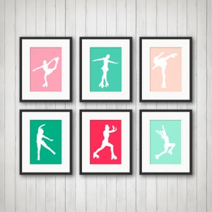 Roller Skating Print Gift for Roller Skater Roller Skating | Etsy