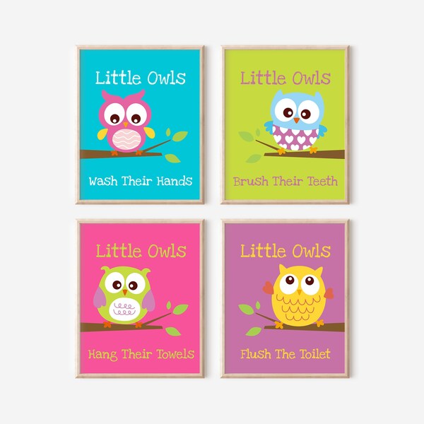 Owl Bathroom - Etsy