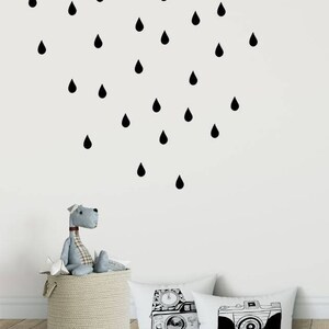 Rain Drop Wall Stickers, Rain Drop Wall Decals, Raindrop Wall Stickers ...